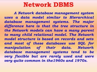 DATABASE MANAGEMENT SYSTEM | PPT
