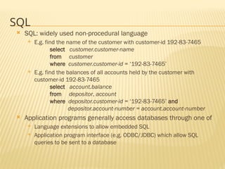 dbms-introduction and the explanation of | PPT