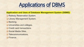 ppt on database management | PPT