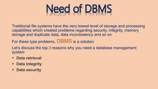 ppt on database management | PPT