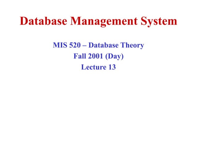 What is Database Management System | PPT | Databases | Computer Software and Applications