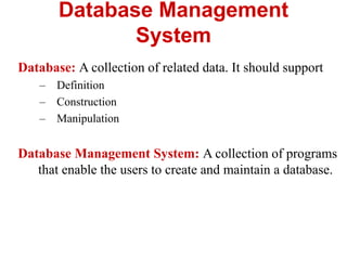 What is Database Management System | PPT