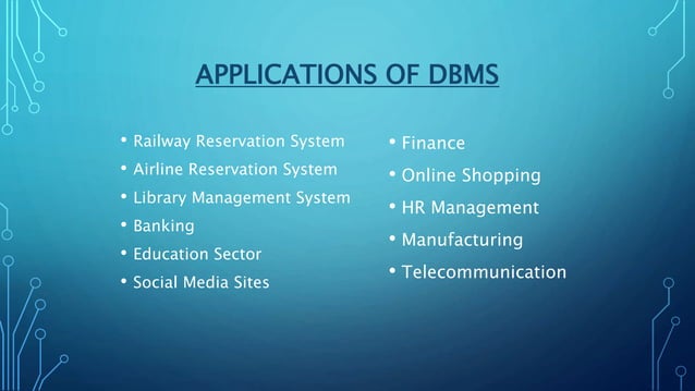 Basics of Database Management System (DBMS) | PPT