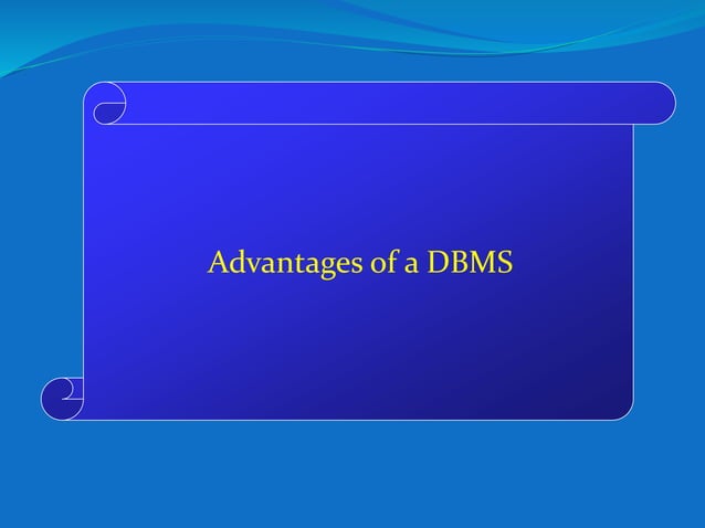 DBMS introduction and functionality of of dbms | PPT DBMS introduction and functionality of of dbms | PPT