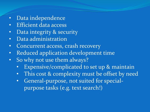 DBMS introduction and functionality of of dbms | PPT DBMS introduction and functionality of of dbms | PPT
