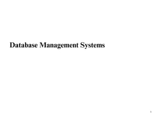 Data base management system comprehensive module 2 ppt | PPT
