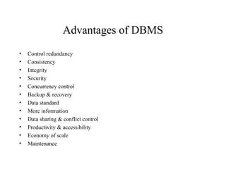 Database management system in the business | PPT