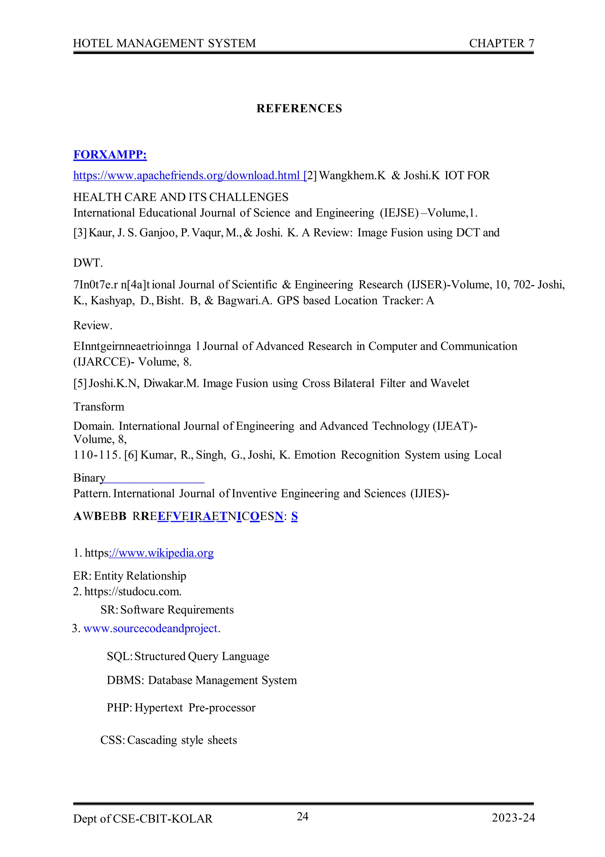 Hotel management system in a DBMS project | PDF