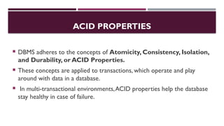 DBMS characteristics in Information Management System.pptx