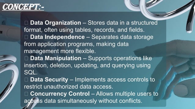 Introduction To Database Management System Pptx