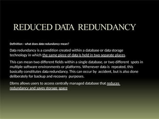 Data base management system-Introduction | PPTX