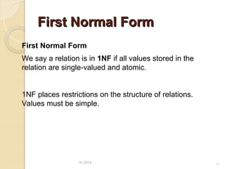 DBMS-3.1 Normalization data base management system.ppt