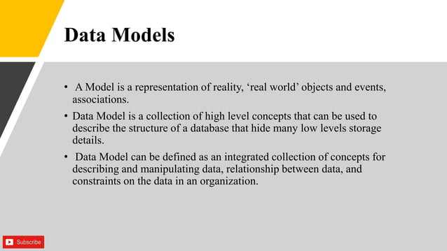 Data Models | PPT
