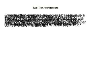 Dbms architecture | PPTX
