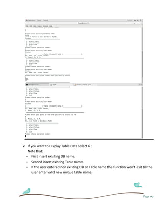 Dbms documentation | PDF