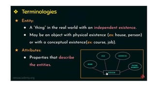 Data Base Management system-ENTITY RELATIONSHIP MODEL | PPT