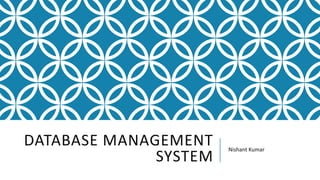 database management system - overview of entire dbms | PDF