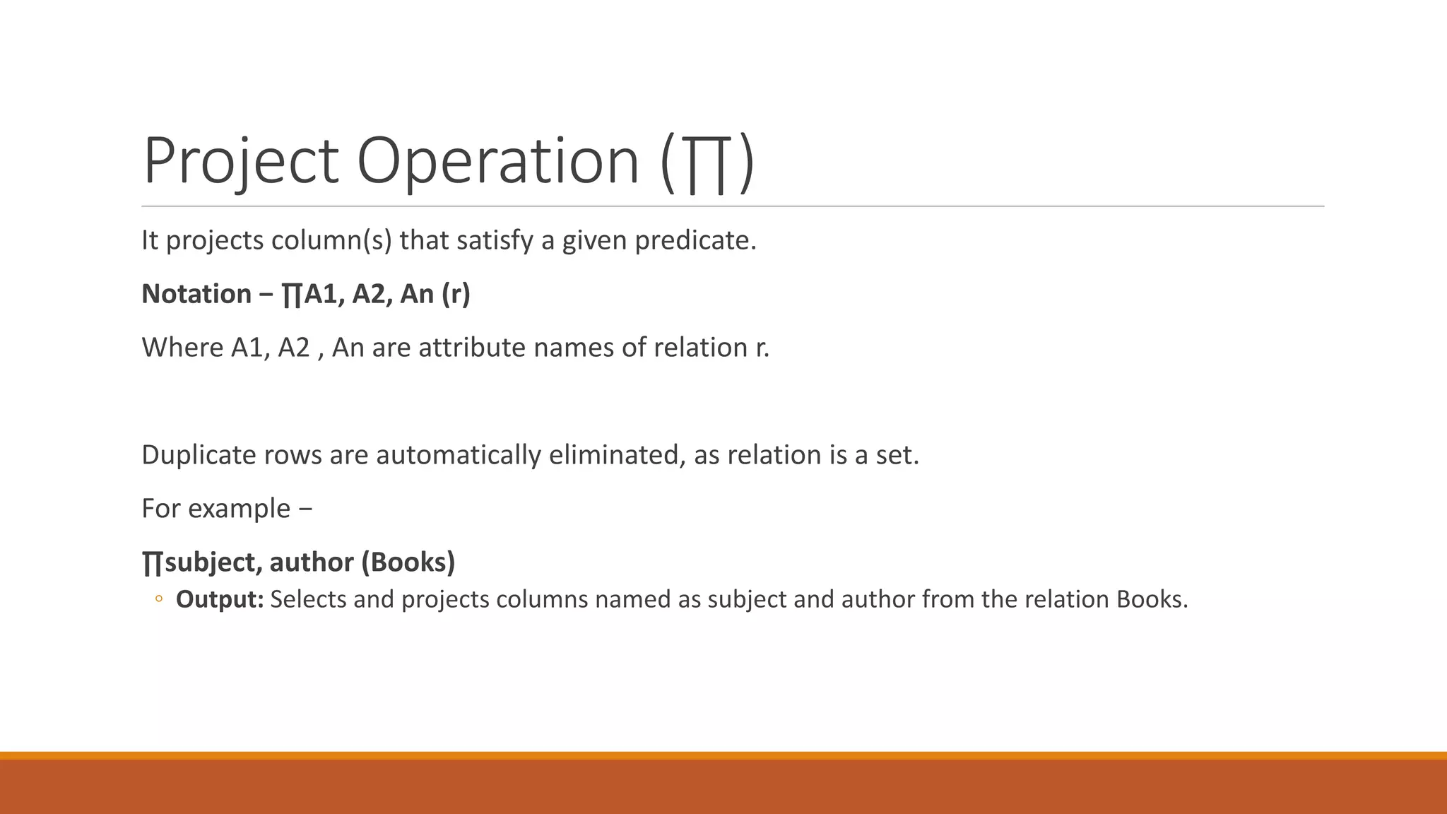 Relational Data Model Introduction Ppt