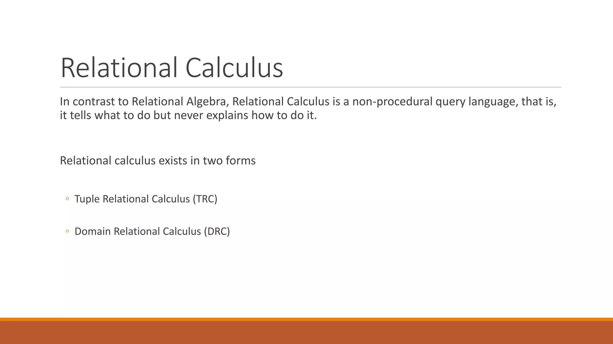 Relational Data Model Introduction Ppt