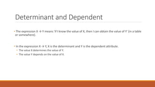 Database Design and Normalization Techniques | PPTX