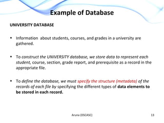 Dbms ii mca-ch1-ch2-intro-datamodel-2013 | PPT