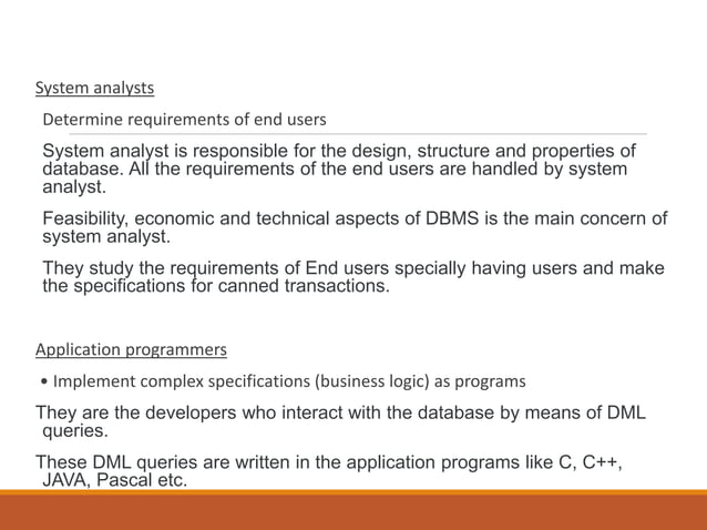 DBMS-INTRODUCTION.pptx | Databases | Computer Software and Applications