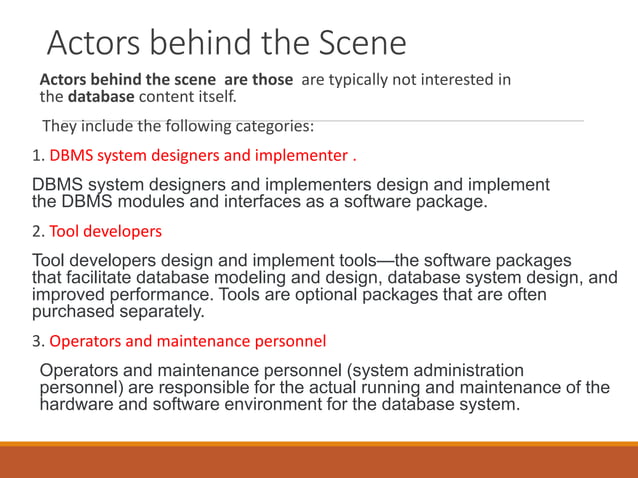 Dbms Introductionpptx Databases Computer Software And Applications