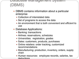 DBMS - Introduction | PPT