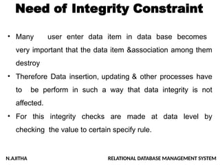 DBMS - Lecture 10 - Integrity Rule Rule1, Rule 2.pptx
