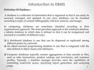 Dbms mca-section a | PPT