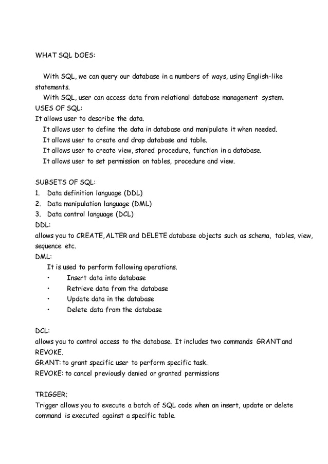 Dbms Notes Pdf 