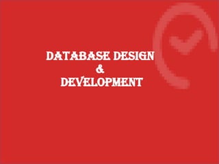 Introduction to database design and normal forms | PPTX