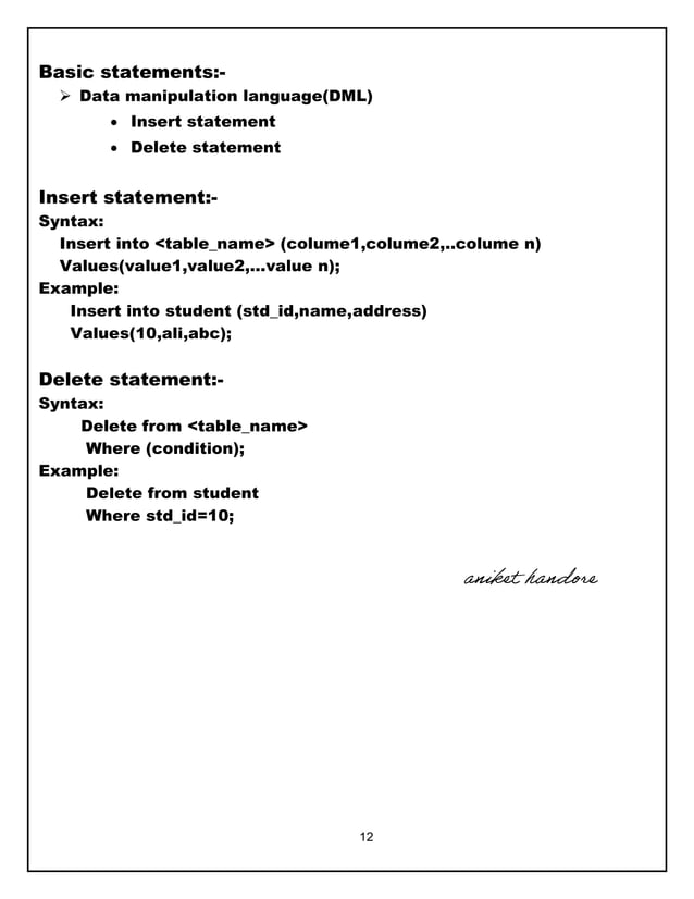 Air Line Management System | DBMS project | PDF
