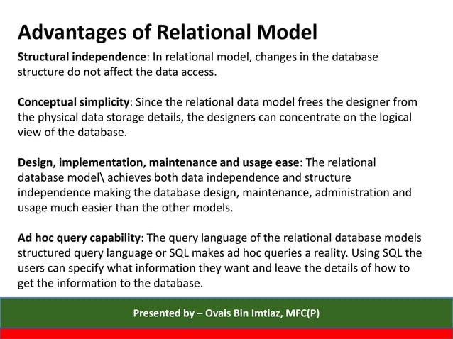 DBMS - Relational Model | PPT