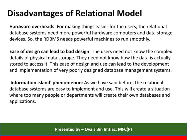 DBMS - Relational Model | PPT