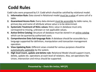 DBMS - Relational Model | PPT