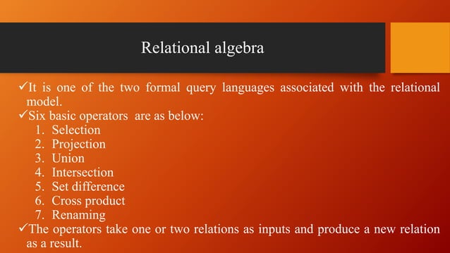 Dbms relational model | PPT