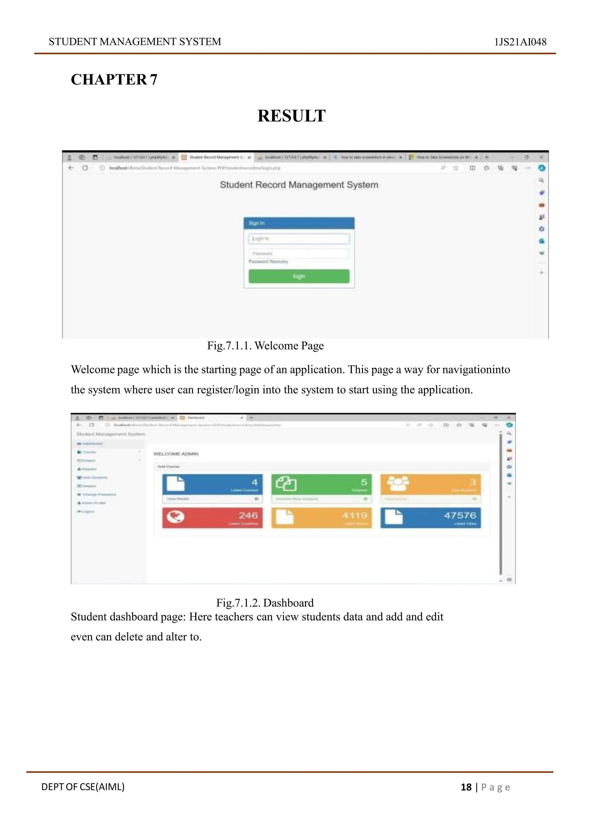 DBMS-Report on Student management system.pptx