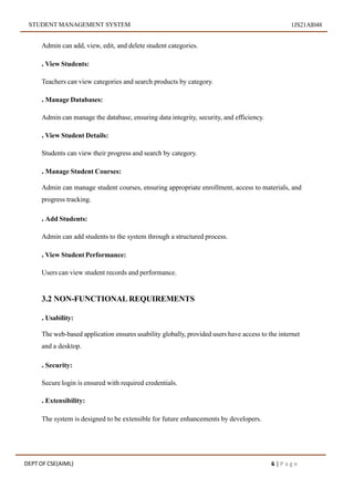 DBMS-Report on Student management system.pptx