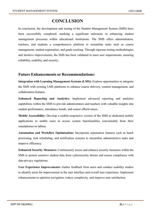 DBMS-Report on Student management system.pptx