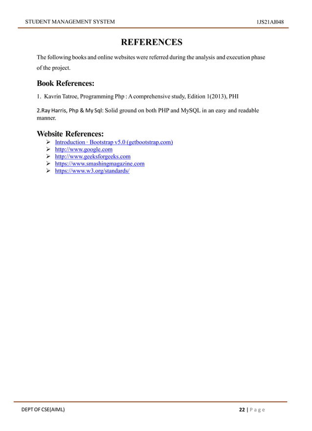 DBMS-Report on Student management system.pptx