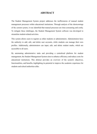 DBMS-Report on Student management system.pptx