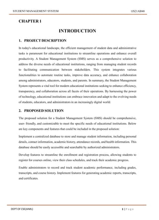 DBMS-Report on Student management system.pptx