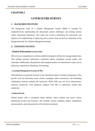 DBMS-Report on Student management system.pptx
