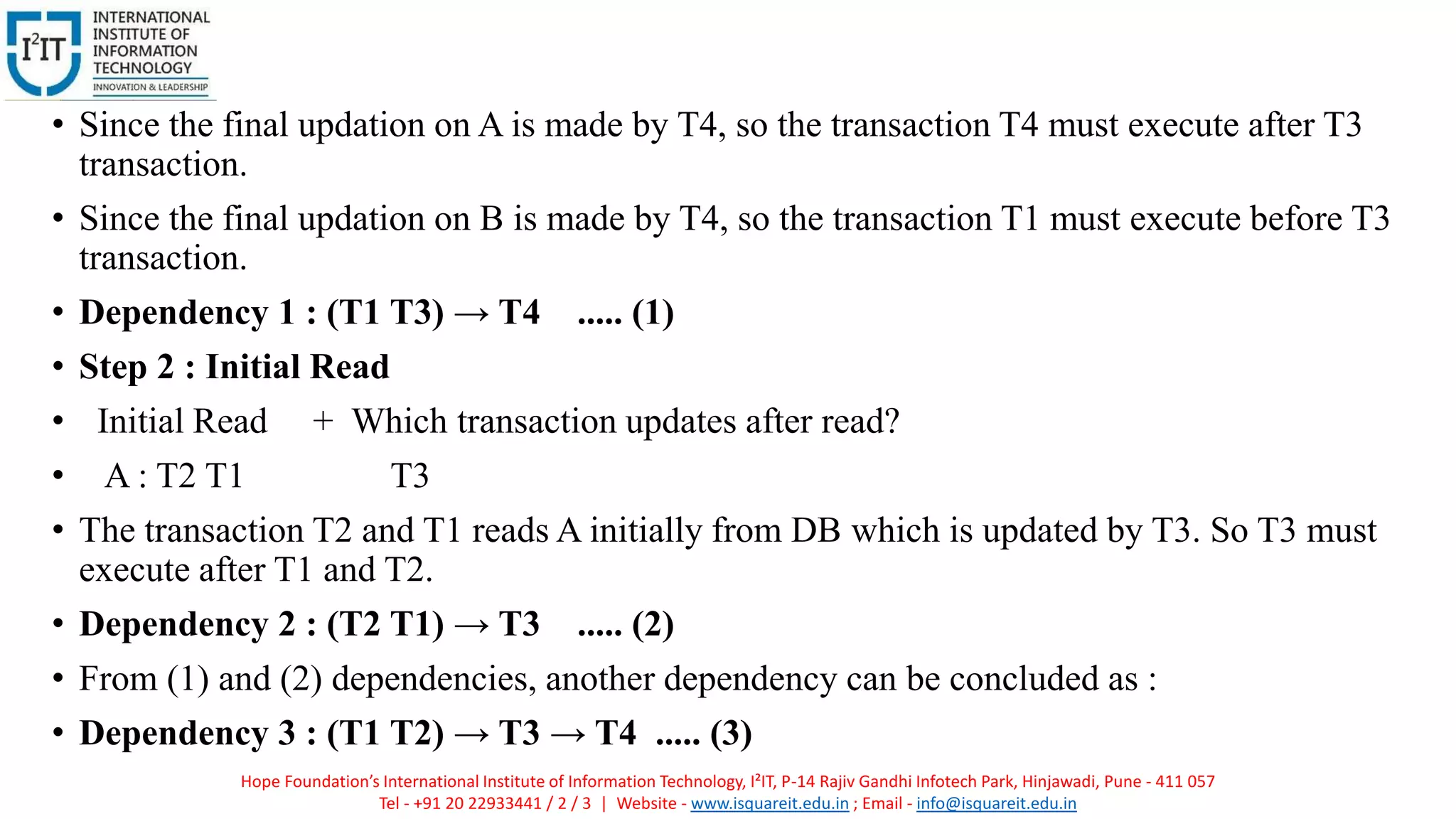 Transaction Serializability in DBMS | PPTX
