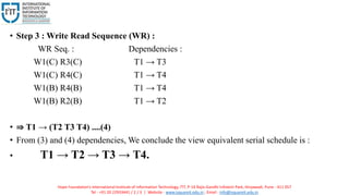 Transaction Serializability in DBMS | PPTX