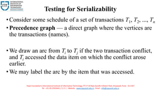 Transaction Serializability in DBMS | PPTX