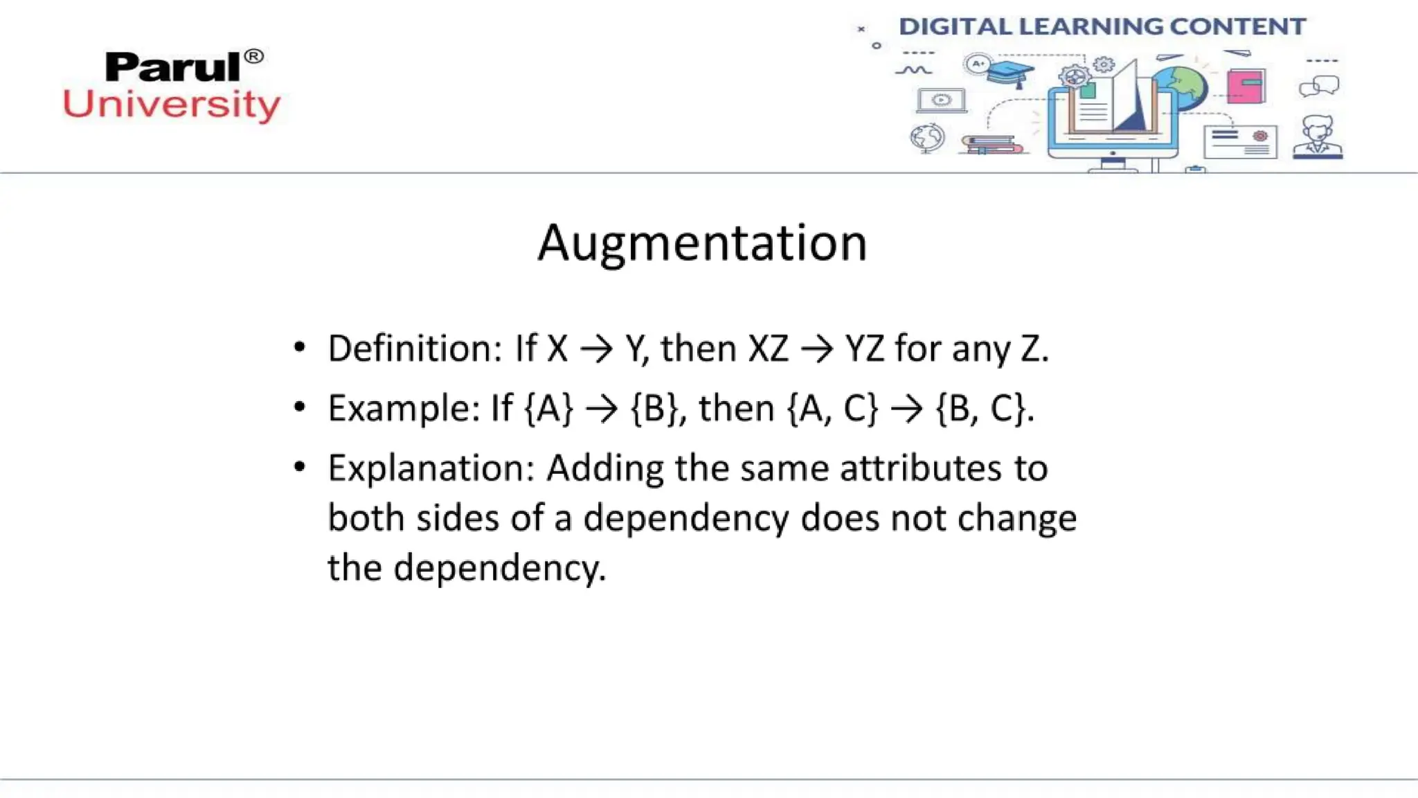 Relational Database Design Functional Dependency Definition Trivial