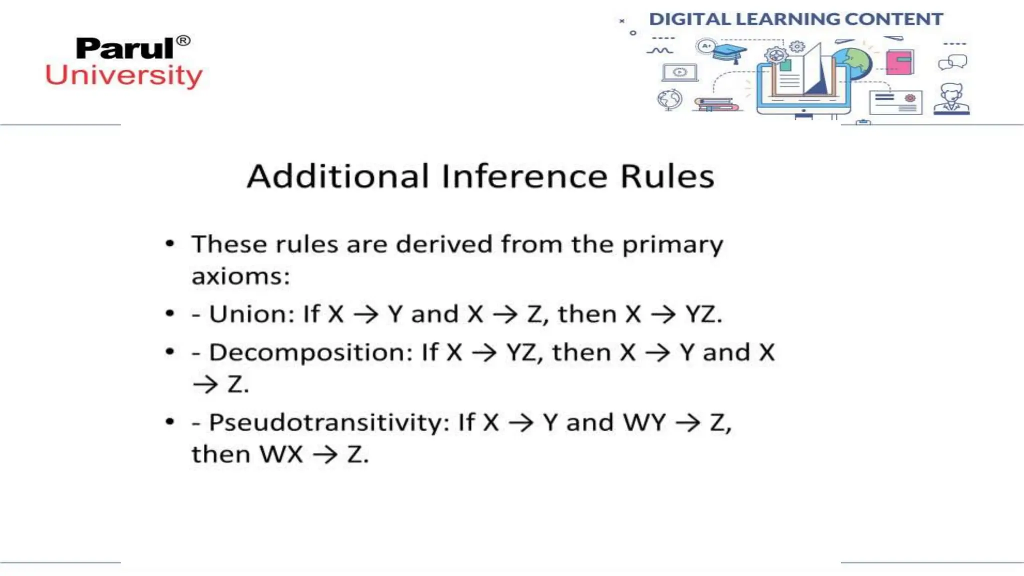 Relational Database Design Functional Dependency – definition, trivial and non-trivial FD ...