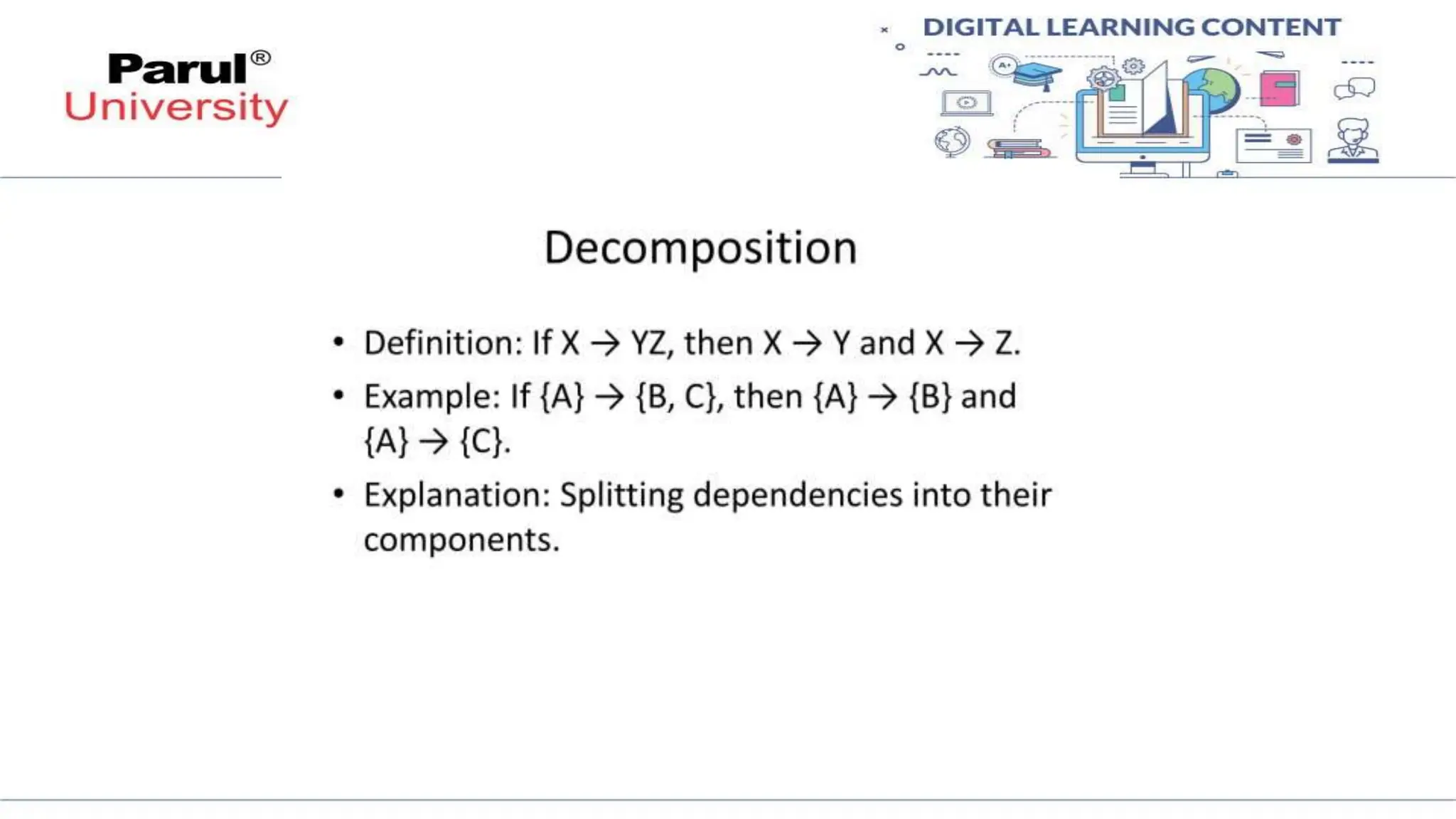 Relational Database Design Functional Dependency – definition, trivial and non-trivial FD ...